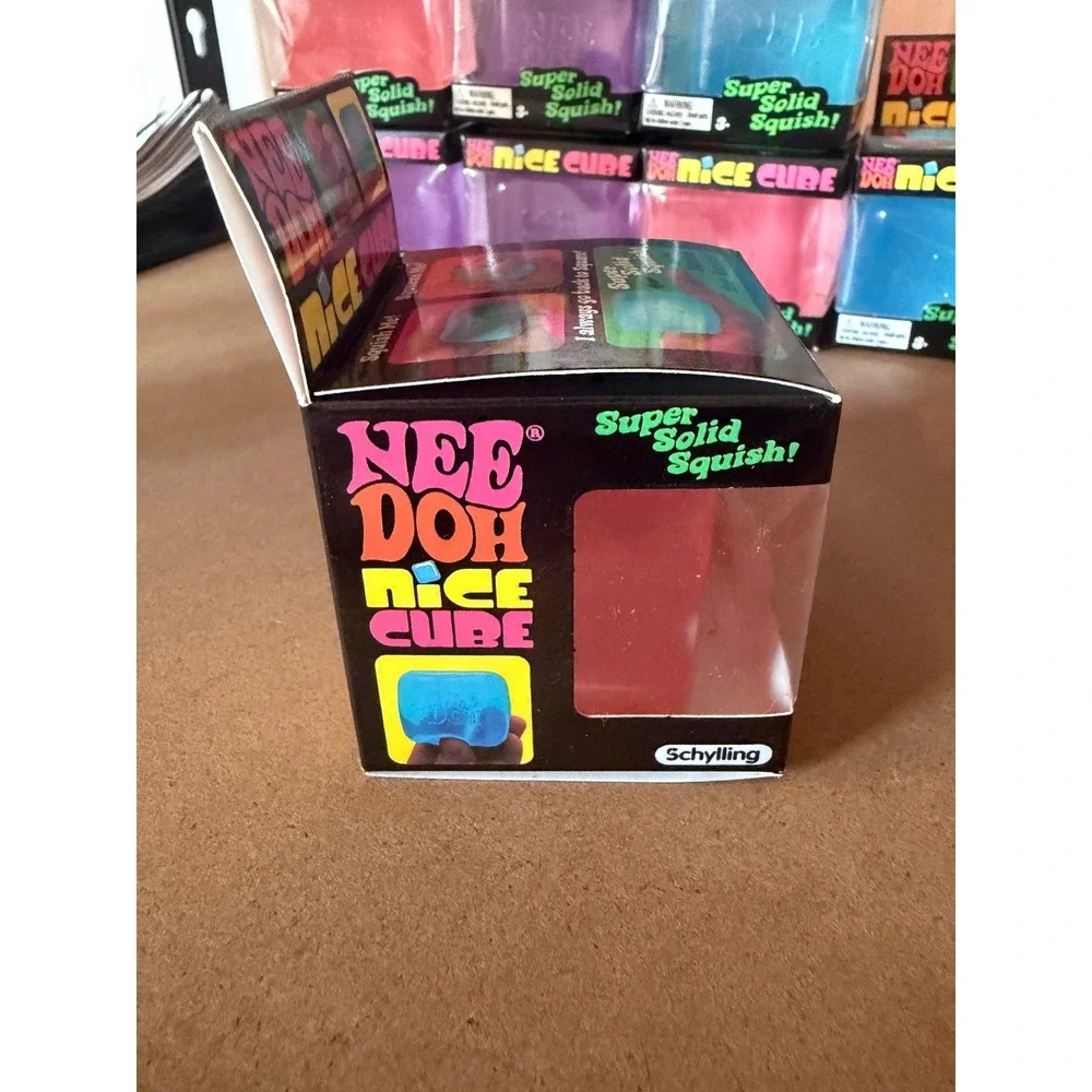 Schylling | Toys | Schylling Needoh Nice Cube Pink Super Solid Squish ...